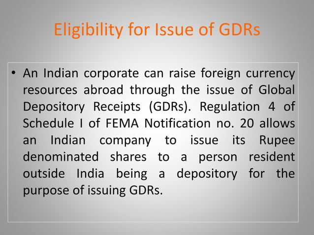 Global depository receipts | PPTX