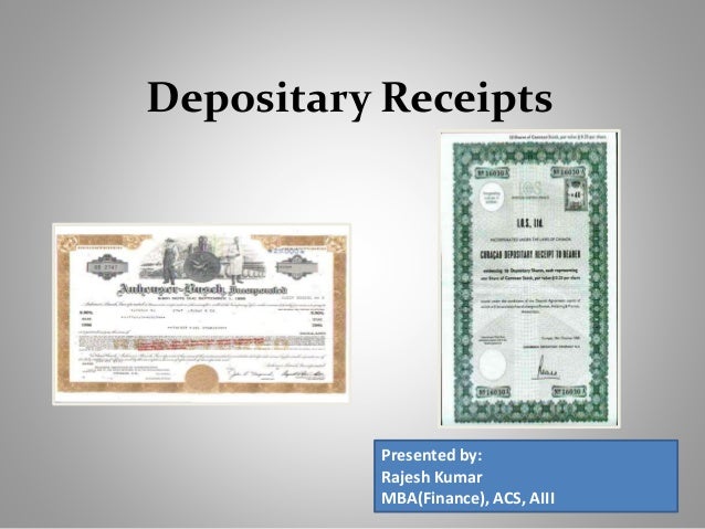 Global depository receipts