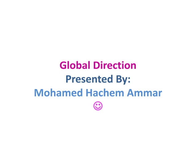Global Direction | PPTX