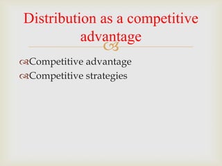 Global distribution system | PPTX