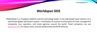Global Distribution System | GDS Portal.pptx | Air Travel | Travel Type