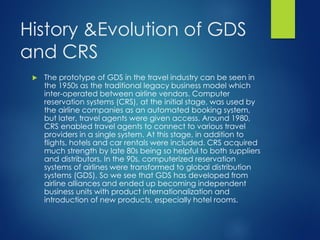 Global distribution system(gds) | PDF