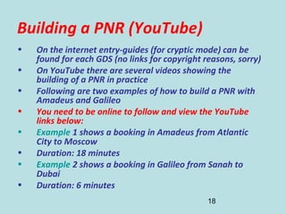 Global Distribution Systems - Part 2 of 5: Past, present and yet to ...