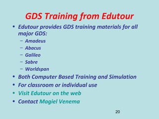 Global Distribution Systems - Part 2 of 5: Past, present and yet to ...