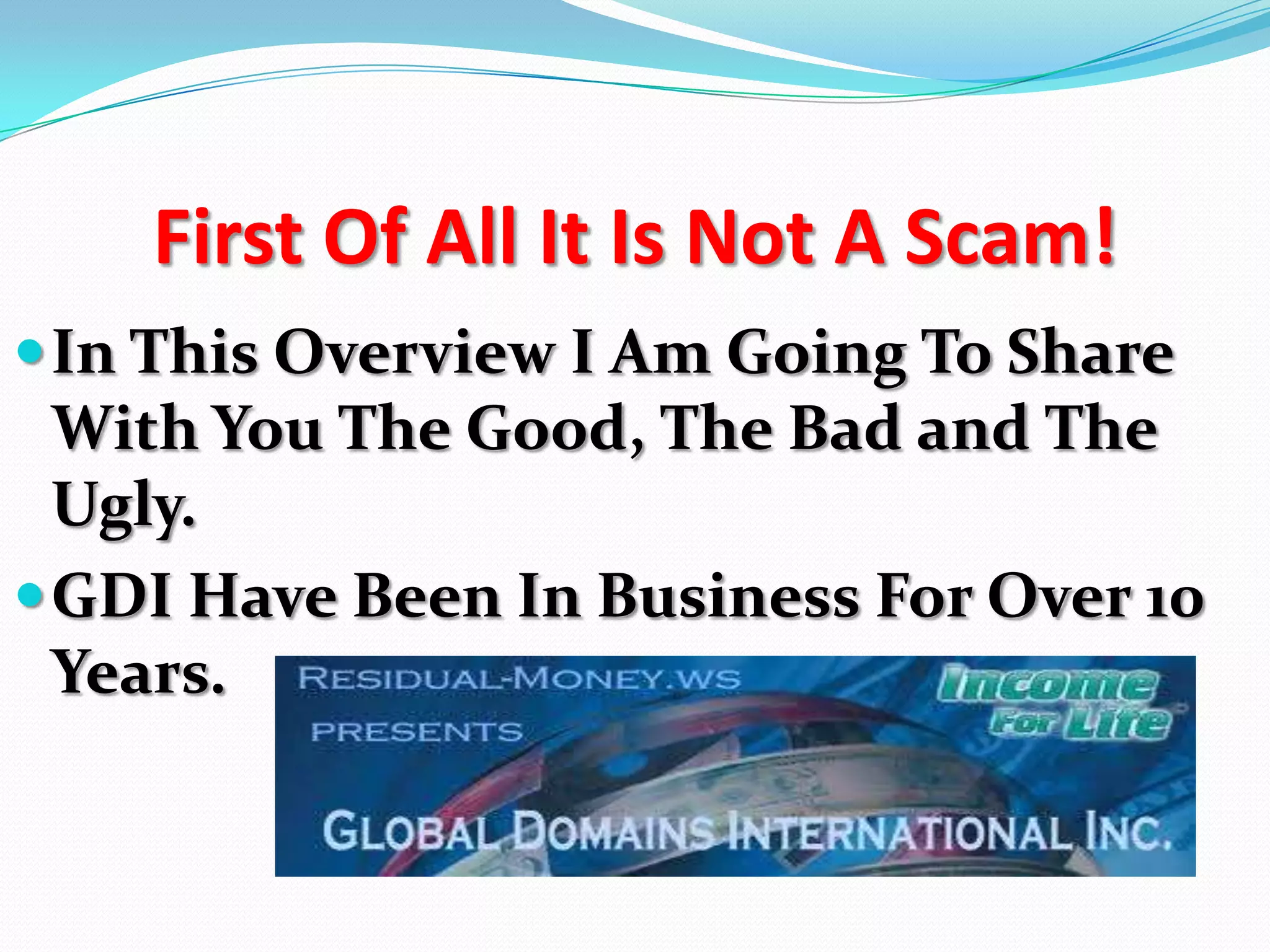 Global Domains International Marketing Training Secrets - | PPT