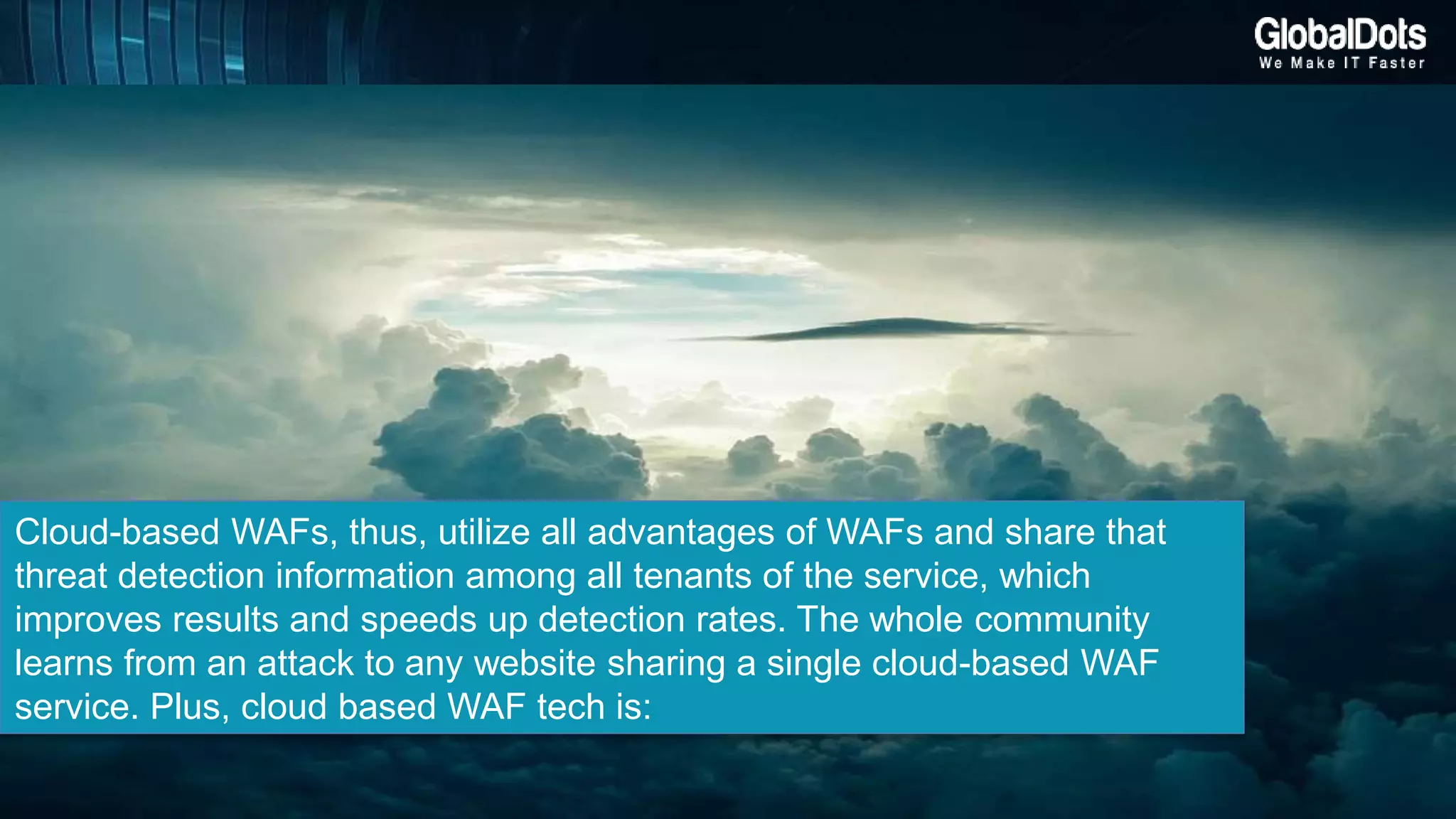 Cloud Web Application Firewall - GlobalDots | PPTX