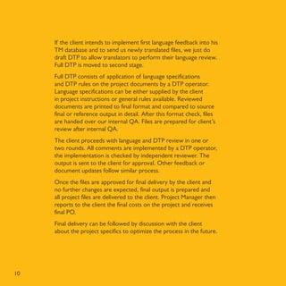 Global Dtp Company Brochure | PDF