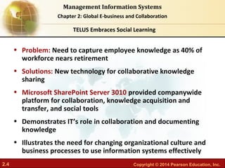 Global e business and collaboration ,Management information system for ...