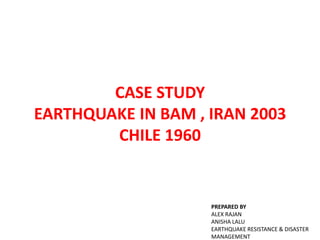 Global earthquake,bam | PDF
