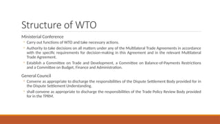 Global Economic Governance and World Trade Organisation | PPTX