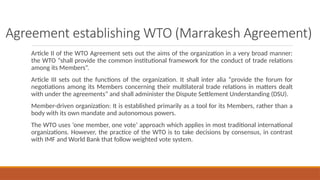 Global Economic Governance and World Trade Organisation | PPTX ...