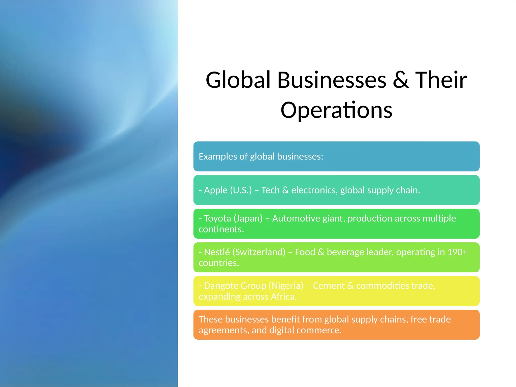 Global economy presentation for students pptx | PPTX
