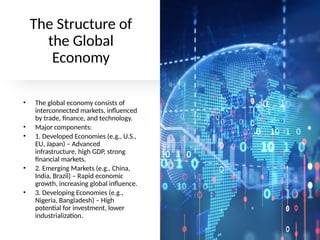 Global economy presentation for students pptx | PPTX