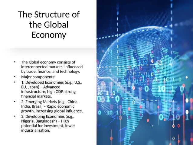 Global economy presentation for students pptx | PPTX