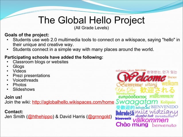 The Global Classroom Project 2011-12 (#GlobalEd11) | PPT | Secondary ...