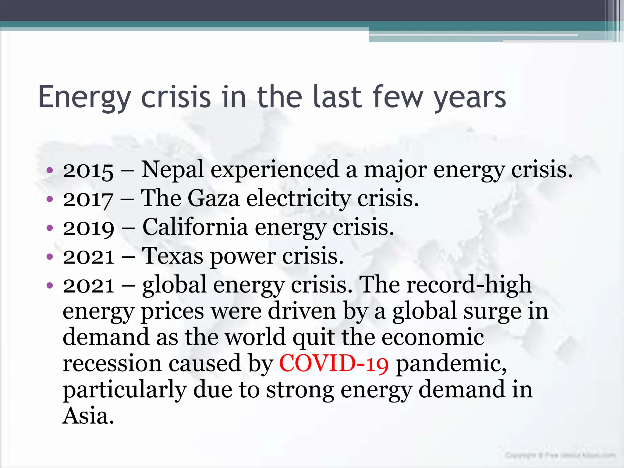 Global Energy Crisis | PPTX