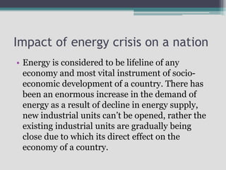 Global Energy Crisis | PPTX