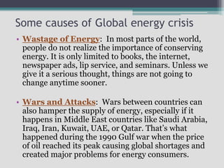 Global Energy Crisis | PPTX