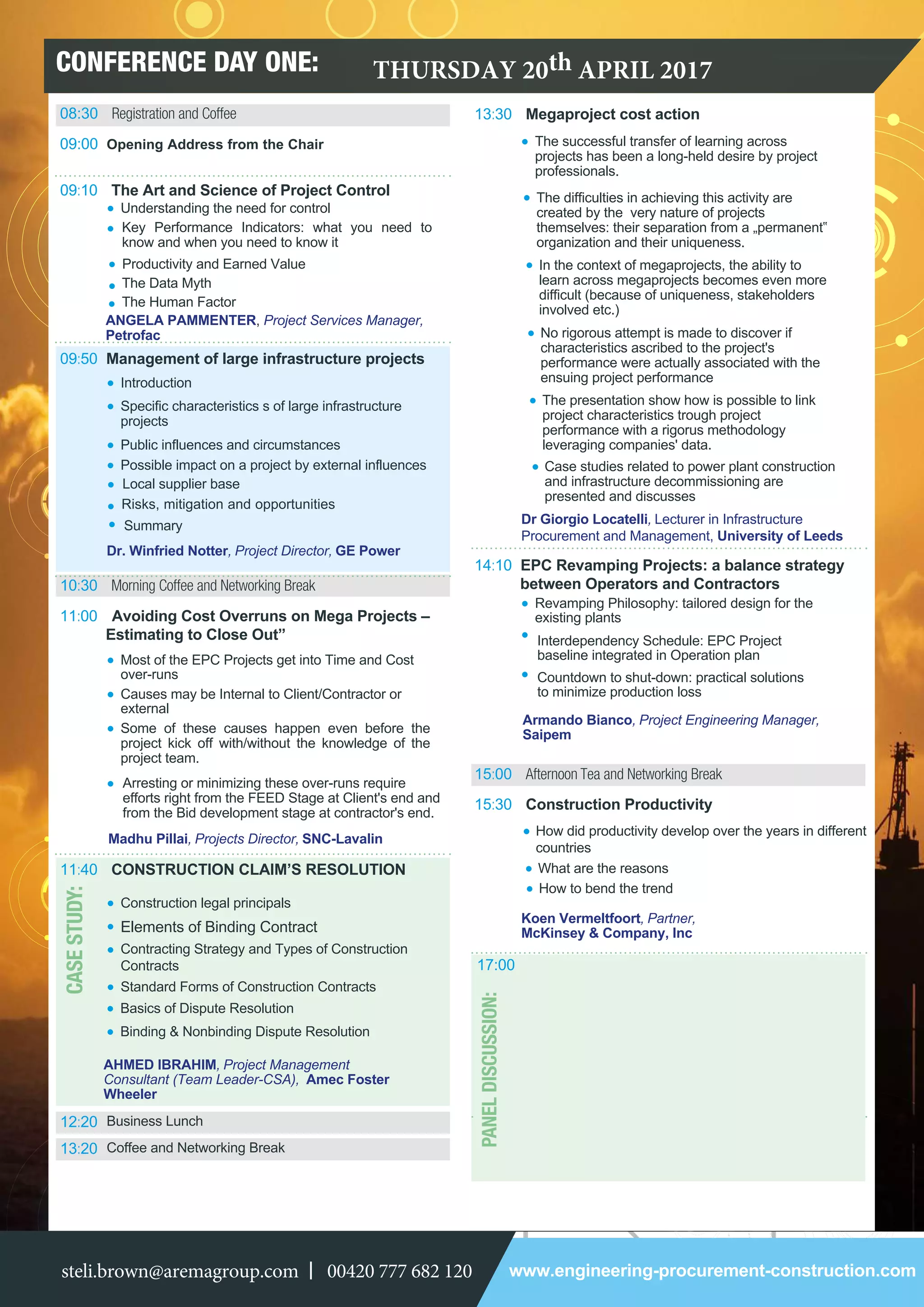 Global EPC Project Management Forum 20-21 APRIL 2017 AMSTERDAM | PDF