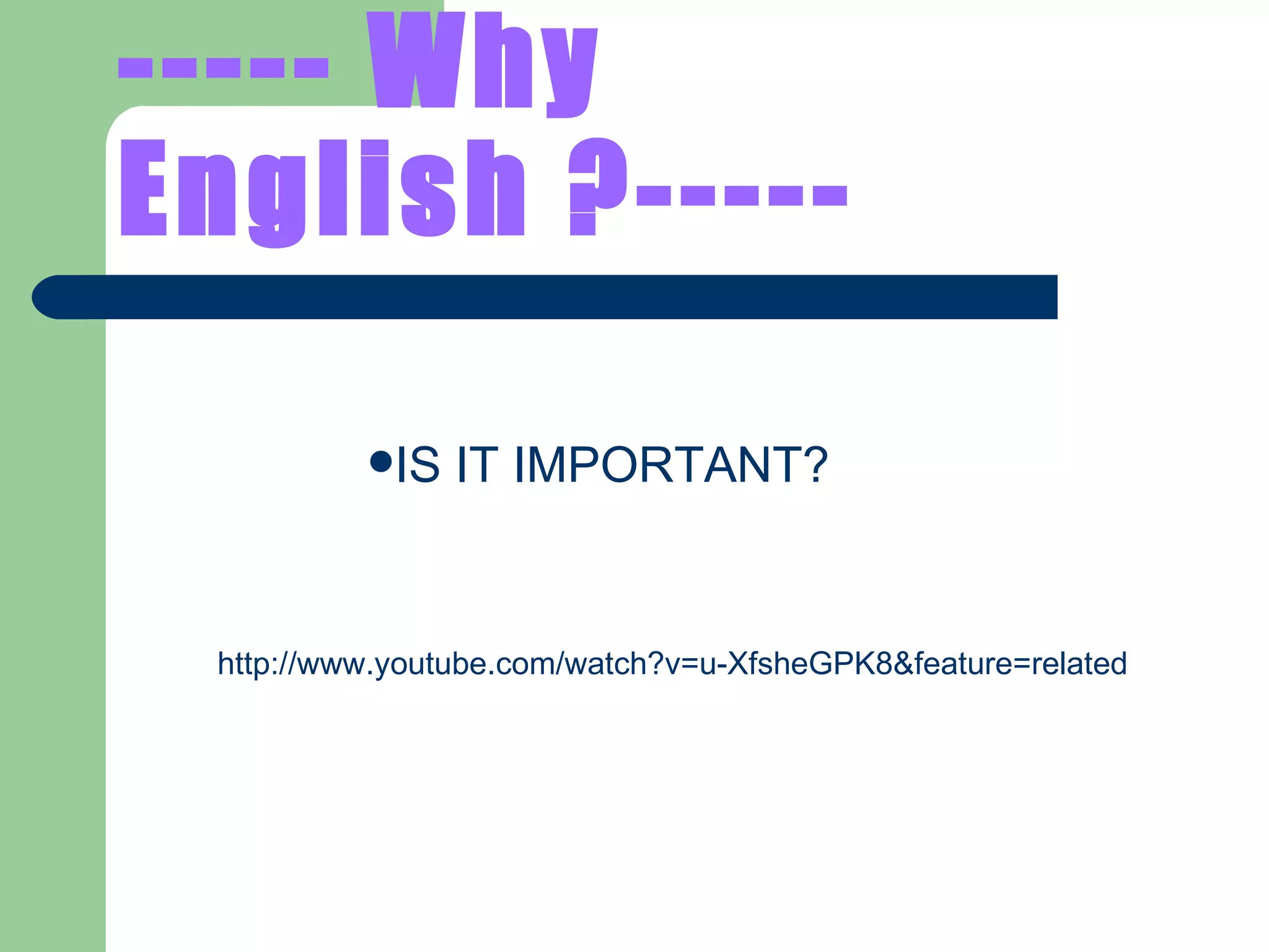 Global english | PPT