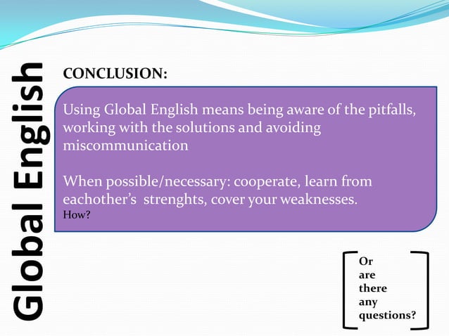 Global english | PPTX