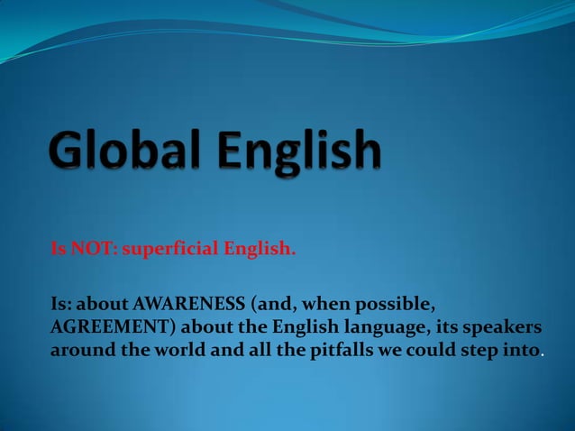 Global english | PPTX