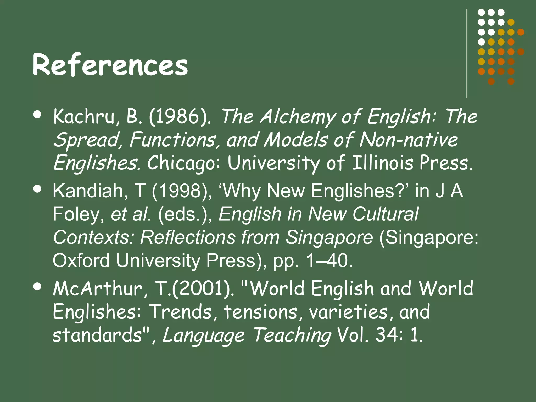 Global english | PPT