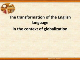 English as a Global Language | PPT