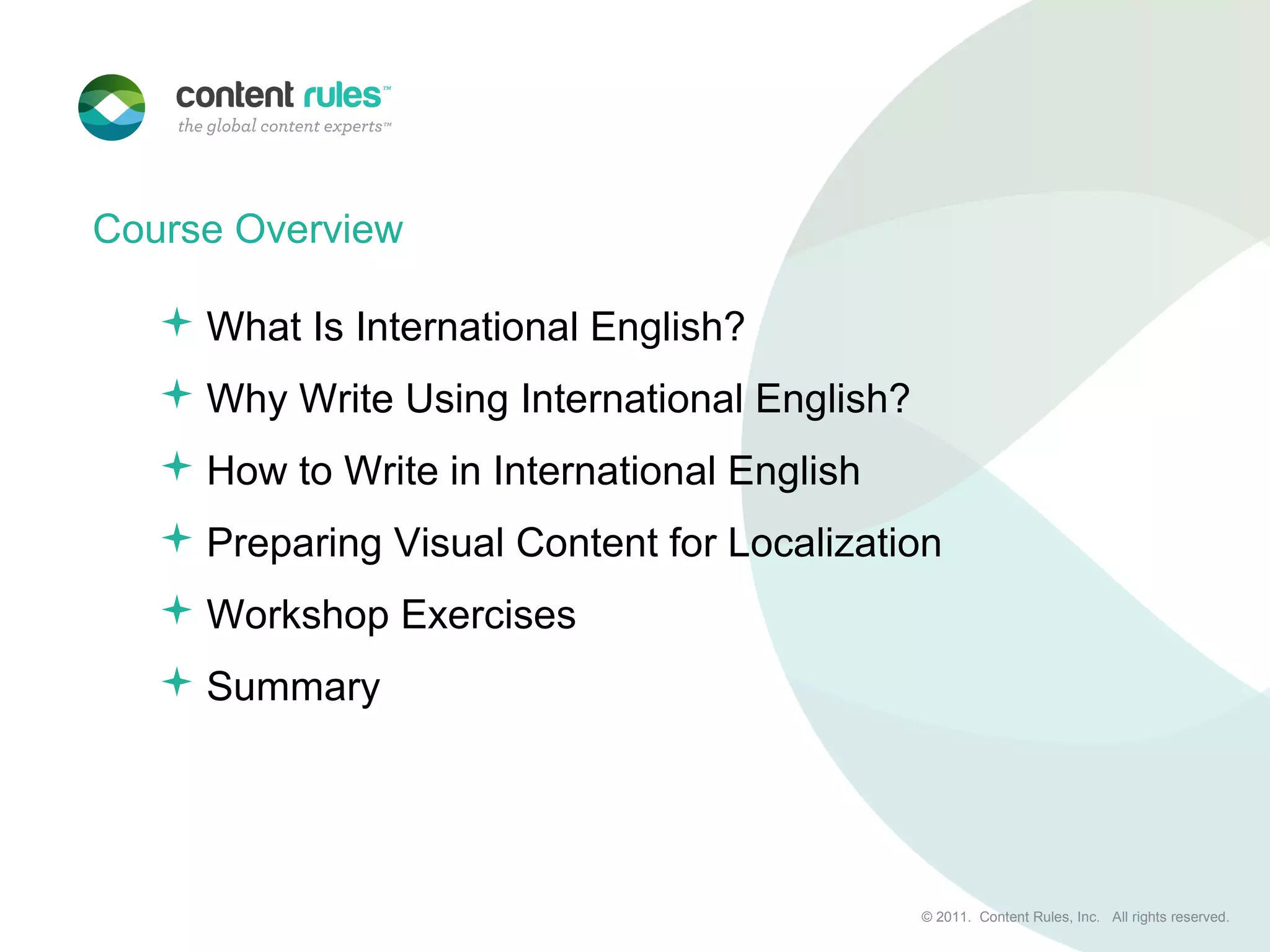 How to Write Using International English - Excerpt | PPT