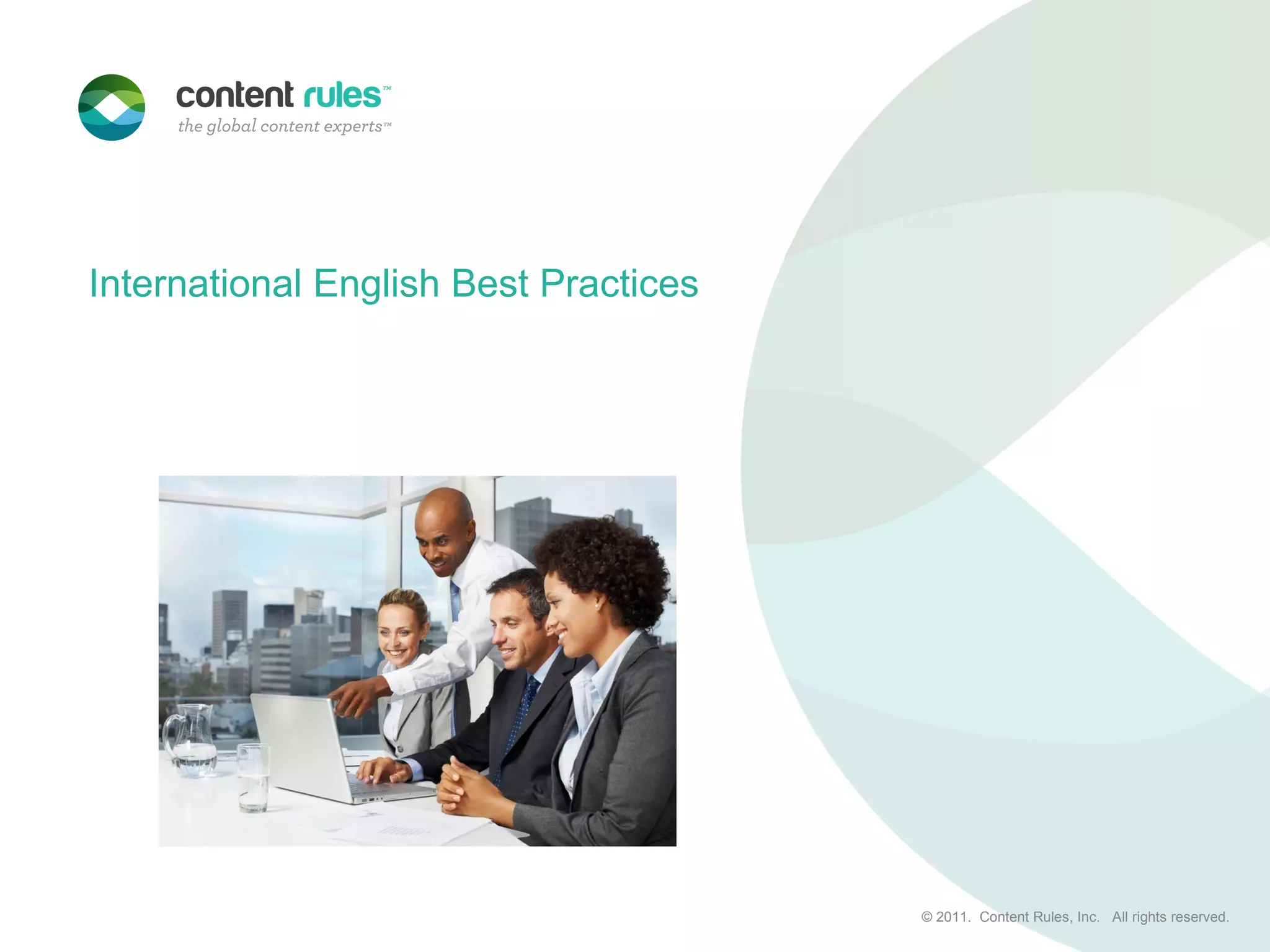 How to Write Using International English - Excerpt | PPT