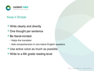 How to Write Using International English - Excerpt | PPT