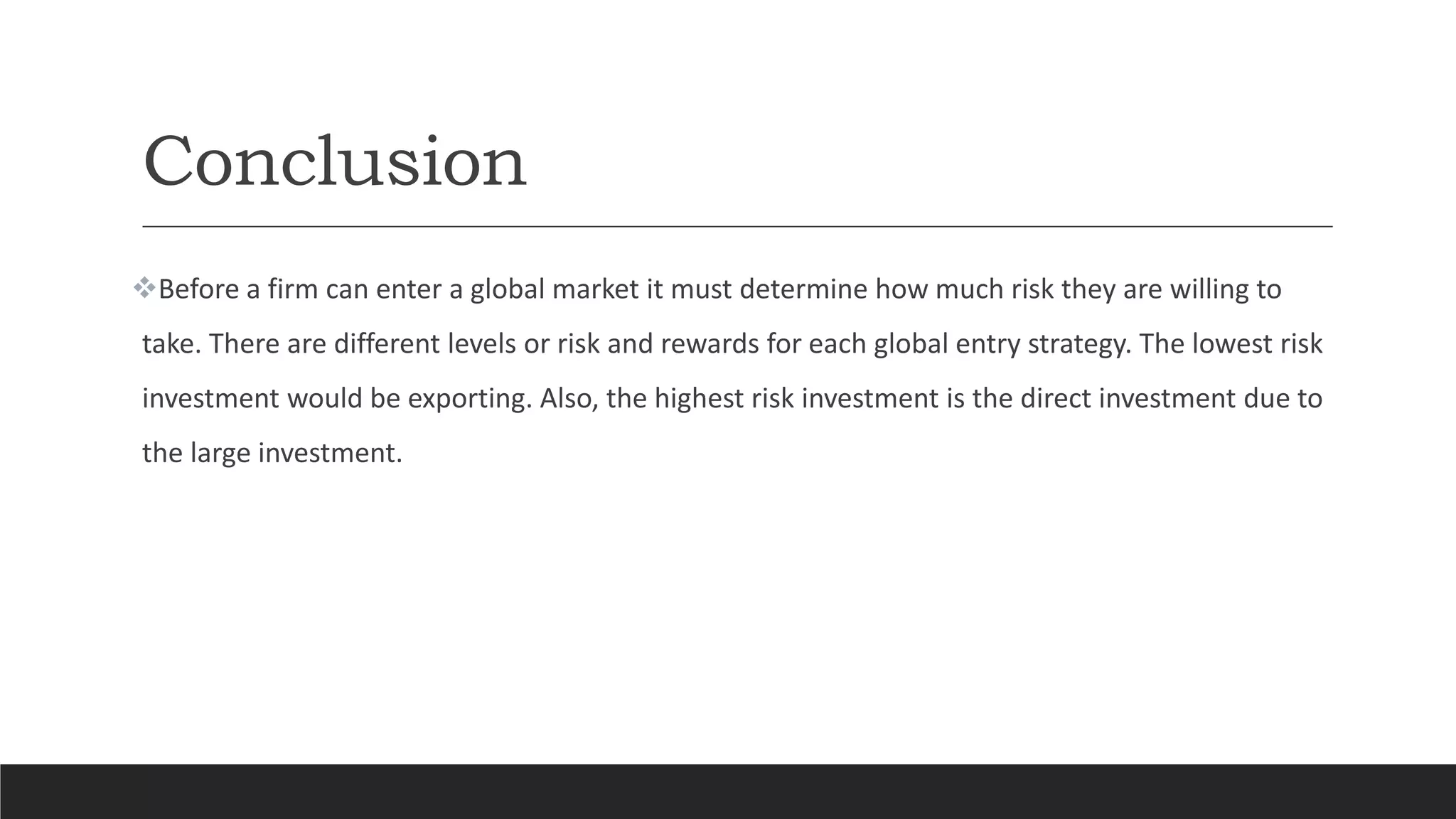Global Entry Strategies | PPT