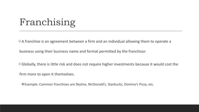 Global Entry Strategies | PPT