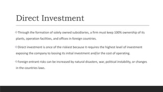 Global Entry Strategies | PPT