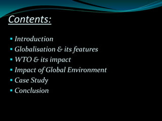 Global Environment | PDF