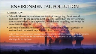 Global environmental change | PDF | Environmental Services Industry ...