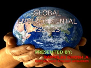Global Environmental Issues Poster