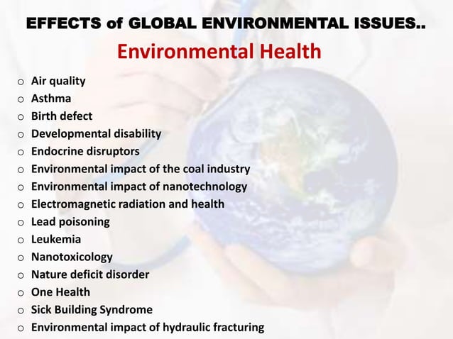 Global environmental issues | PPT