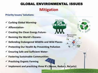 Global environmental issues | PPTX