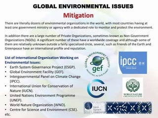 Global environmental issues | PPTX