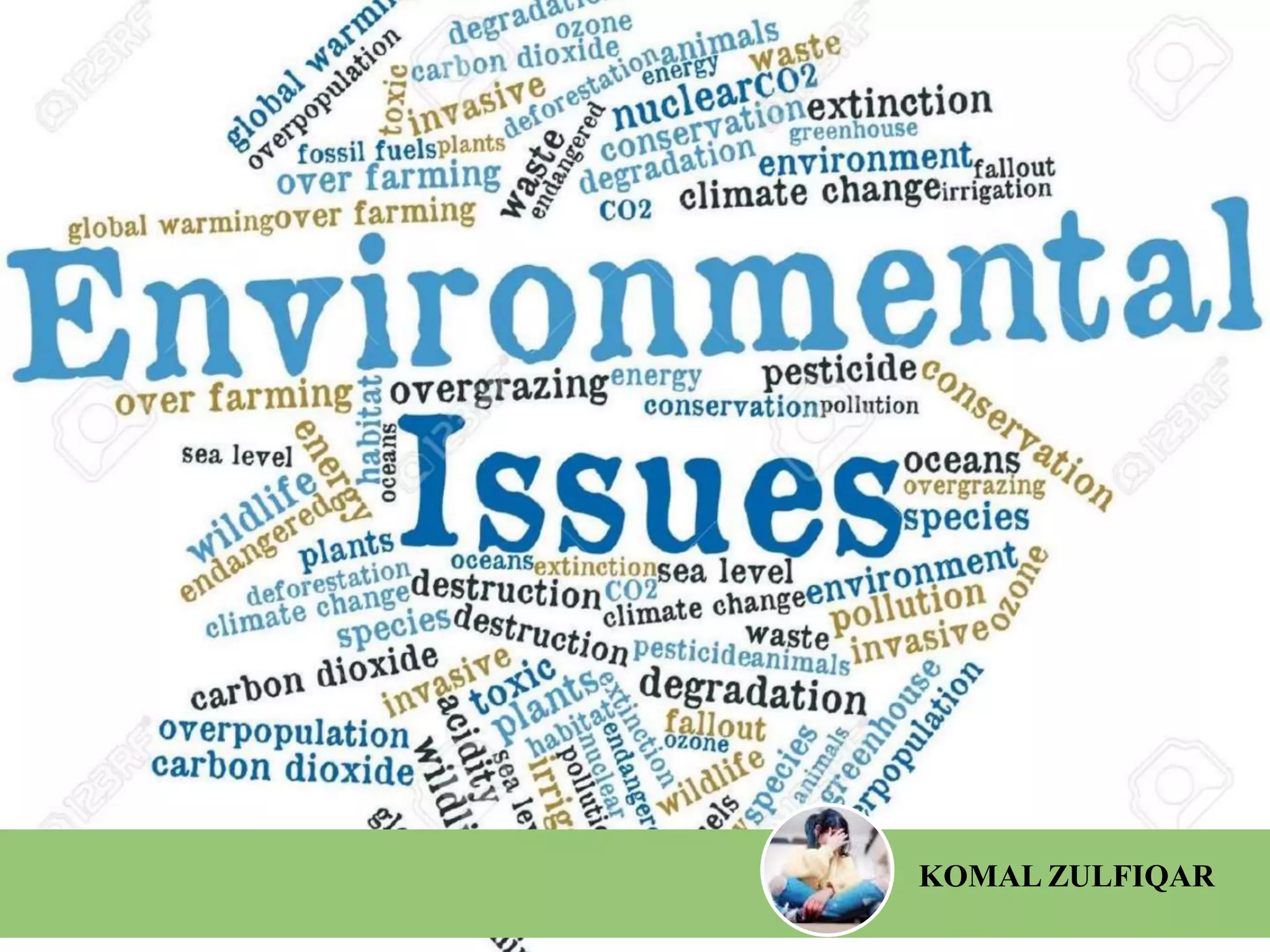 SOLUTION OF Global environmental issues - | PPTX
