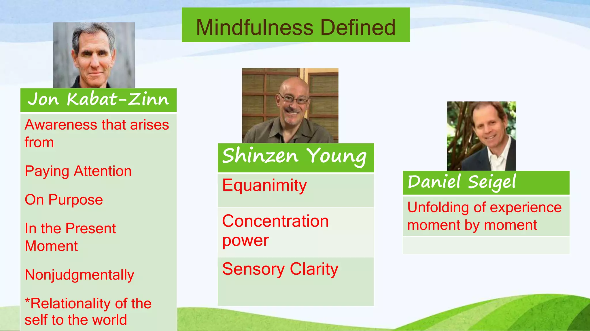 Global Environmental Mindfulness Experience | PPTX