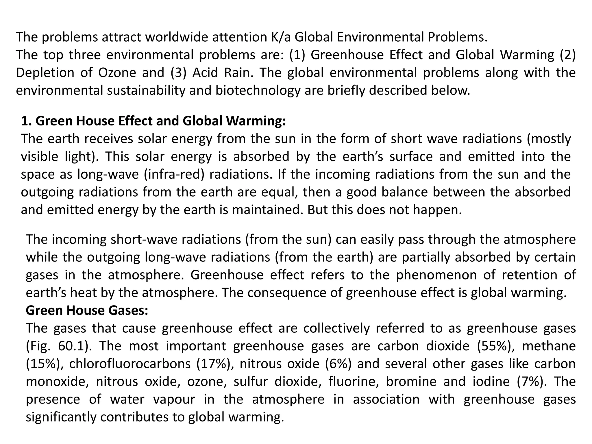 Global environmental problems | PPTX