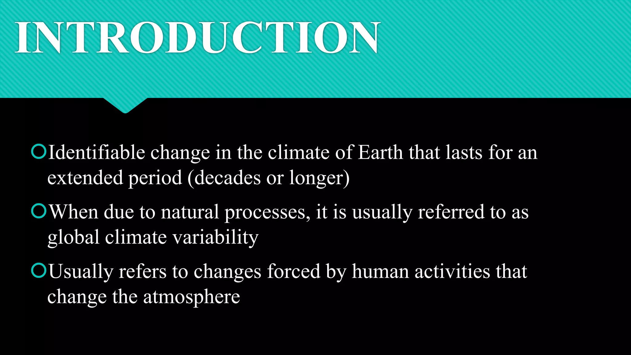 Global environment change | PPTX