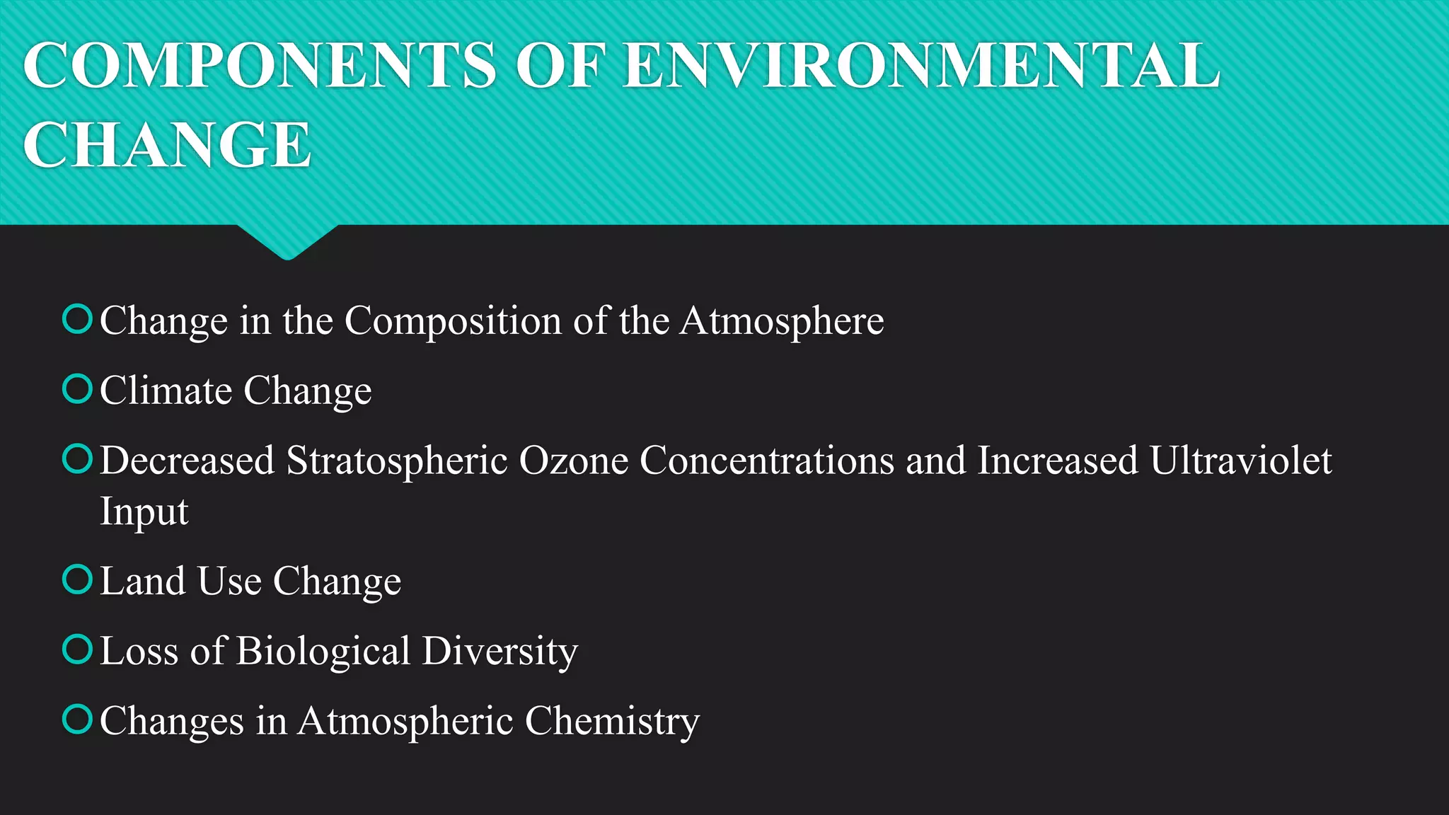 Global environment change | PPTX