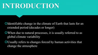 Global environment change | PPTX