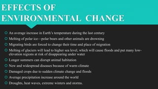 Global environment change | PPTX