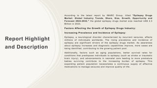 Epilepsy Drugs Market PPT: Growth, Outlook, Demand, Keyplayer Analysis ...