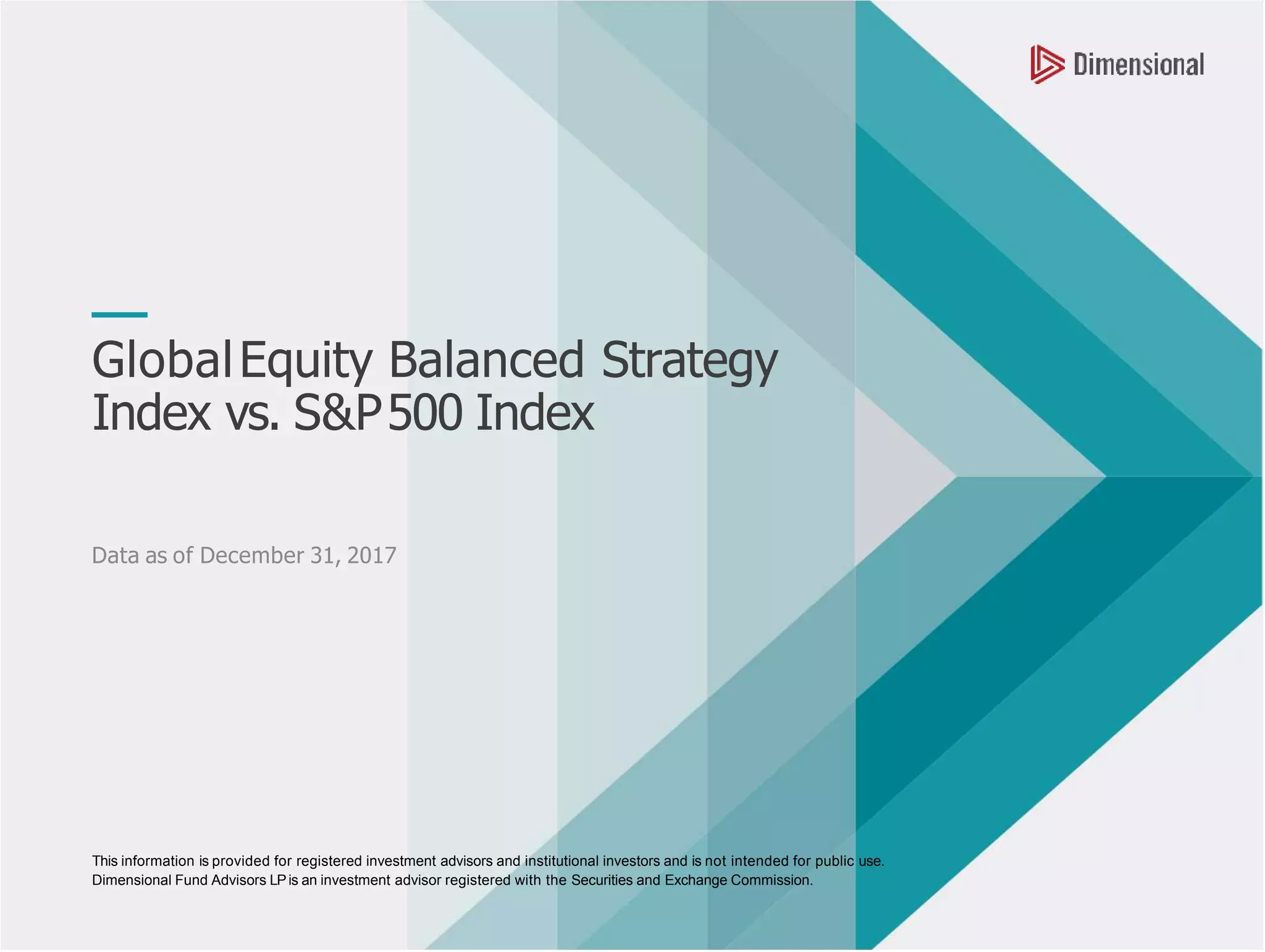 Global equity balanced strategy (index) vs S&P 500 (2017) | PPTX