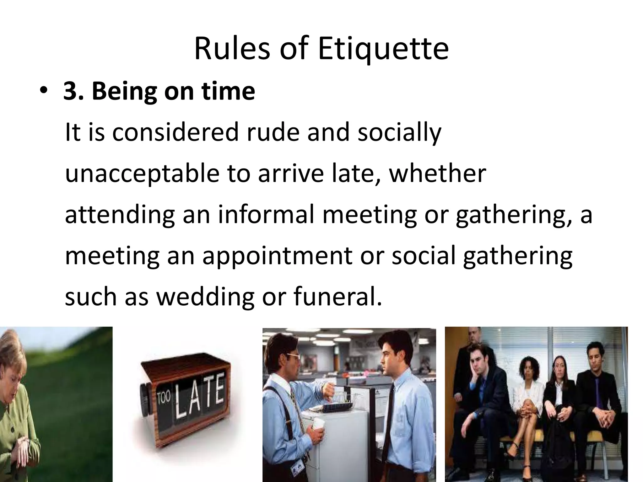 Global etiquette rules | PPTX